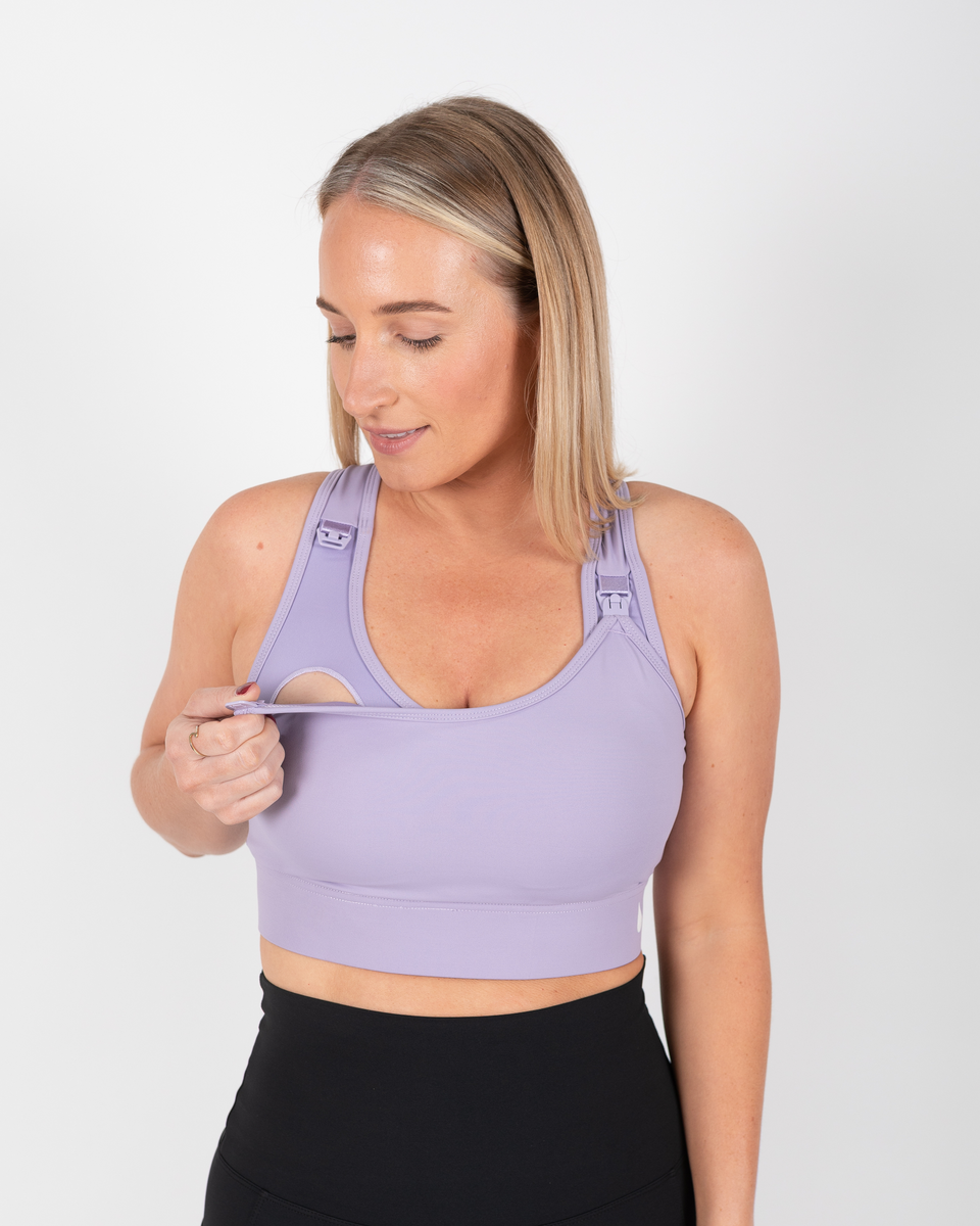 Cadence High Impact Crop - Lavender – The Milk Boutique